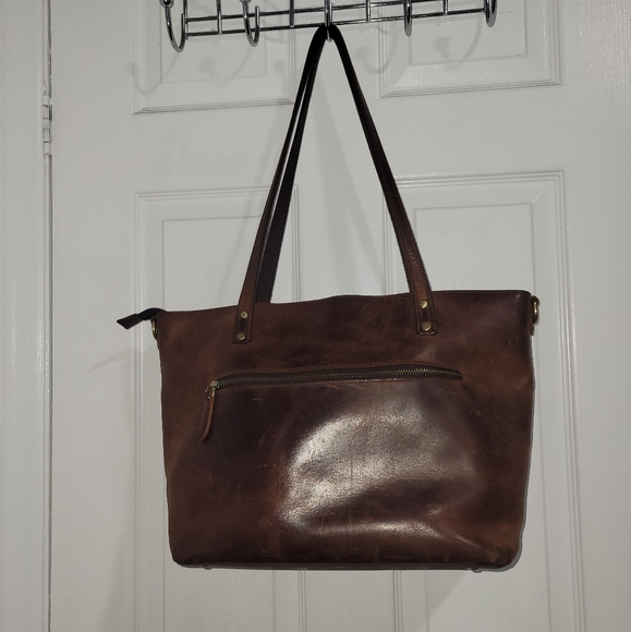 S-Zone | Bags | Szone Top Zipper Leather | Poshmark